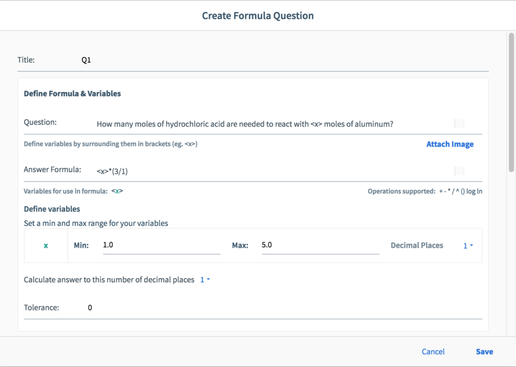 Assigning Students Randomly Generated Questions | Top Hat